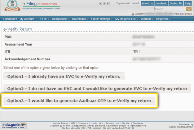 E Verify Itr Learn 6 Online Methods Of Itr E Verification